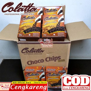 Jual COLATTA Choco Chips 150 gram - Coklat Kerucut 150gr Collata Chip ...
