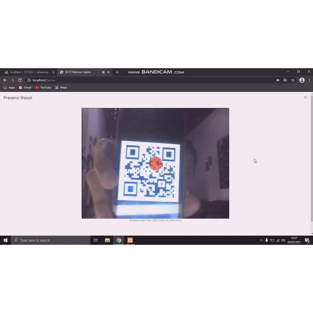 Jual Source Code Web Aplikasi Absensi Code Q R Karyawan via Web Kamera Berbasis Web Codeigniter ...