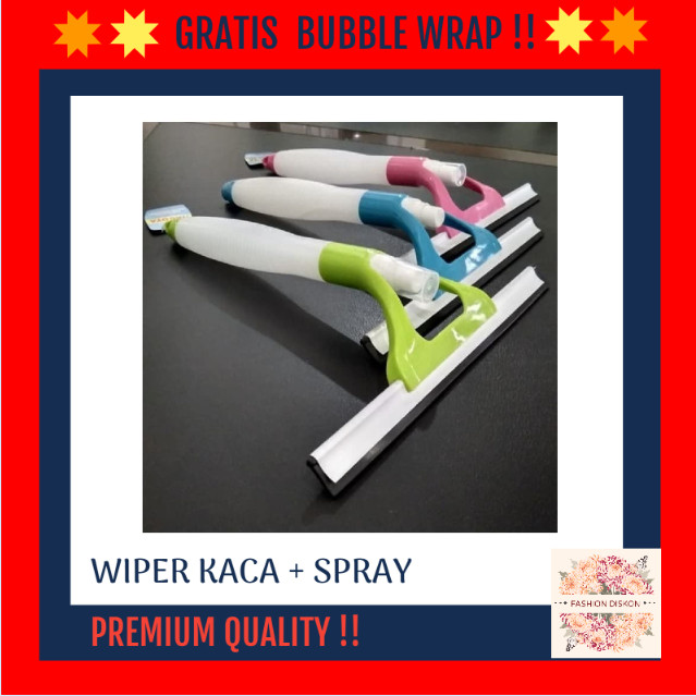 Jual WIPER + SPRAY PEMBERSIH KACA JENDELA SEMPROTAN AIR 2 IN 1 SPRAY ...