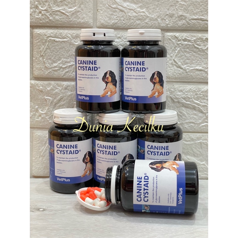 Jual Canine Cystaid Vetplus Obat Saluran Kencing Anjing PER KAPSUL ...
