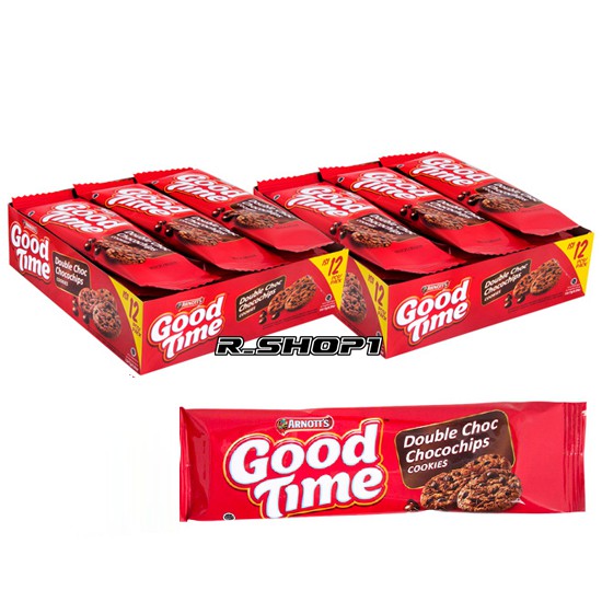 Jual Good Time Double Choc Chocochips - Isi 12 x 16 Gram | Shopee Indonesia