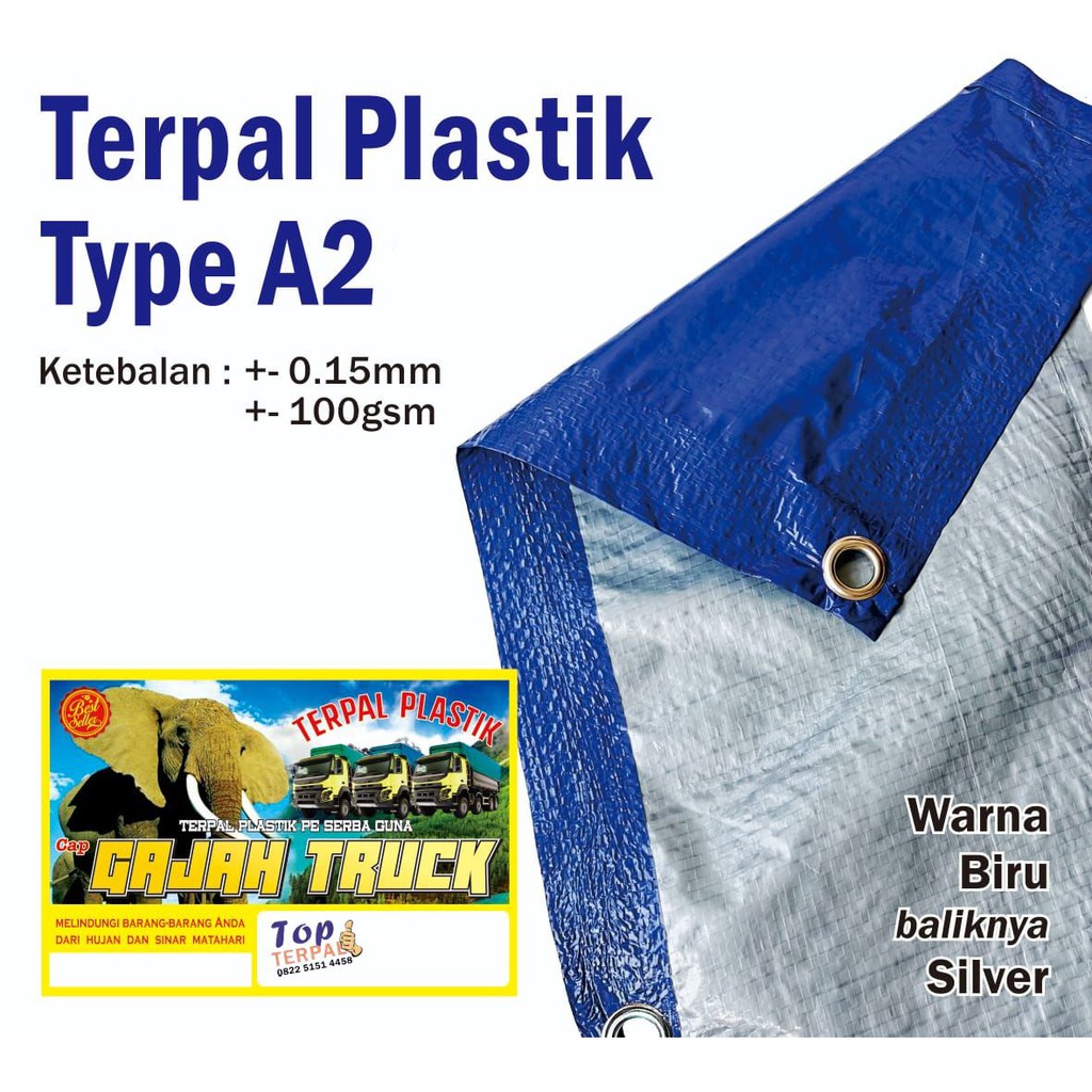 Jual Terpal Plastik A2 Ukuran 3x4 m - Terpal Plastik A2 3x4 meter Murah ...
