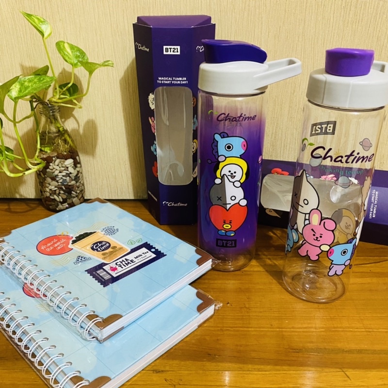Jual Tumbler Chatime BT21 original New Indonesia|Shopee Indonesia