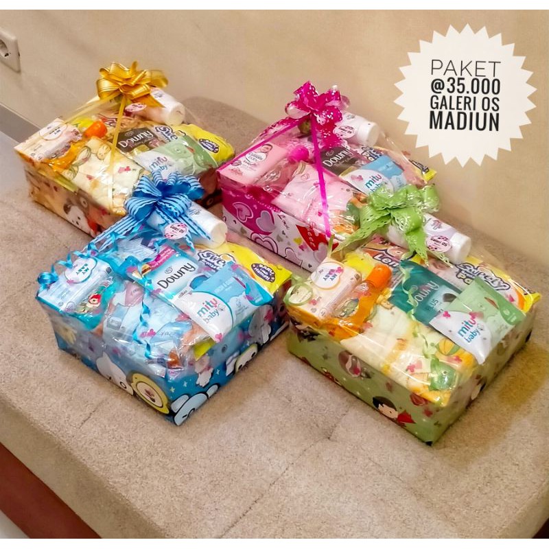 Jual Parcel baby murah/Baby Hampers/Babygift + Packing Kardus & Plastik ...