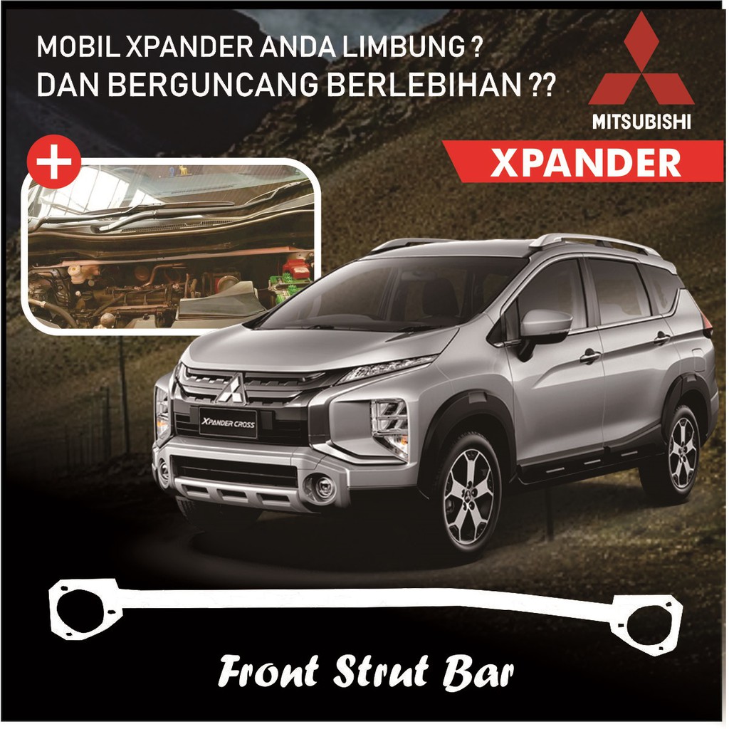 Jual Sparepart mobil Front strutbar Xpander frontbar stabiliser ...