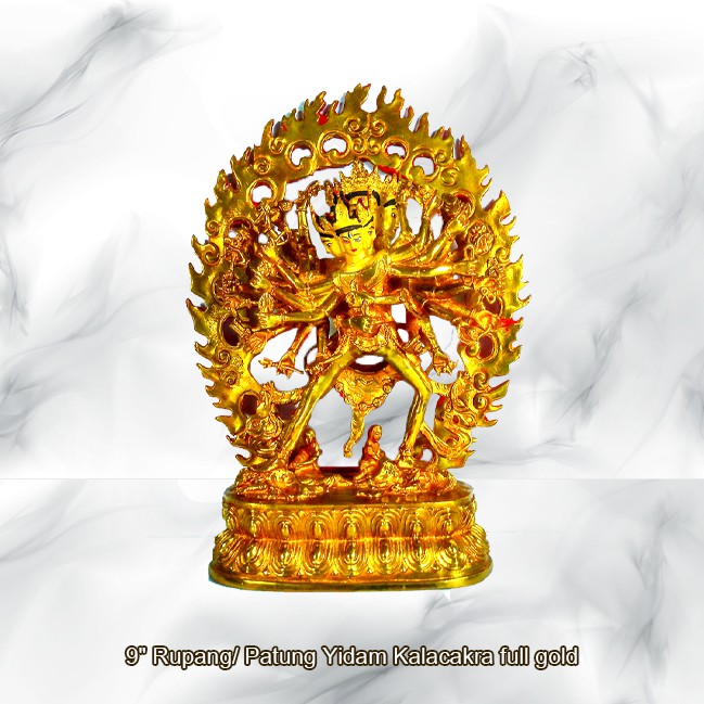 Jual Rupang Patung Arca Yidam Kalacakra full gold | Shopee Indonesia
