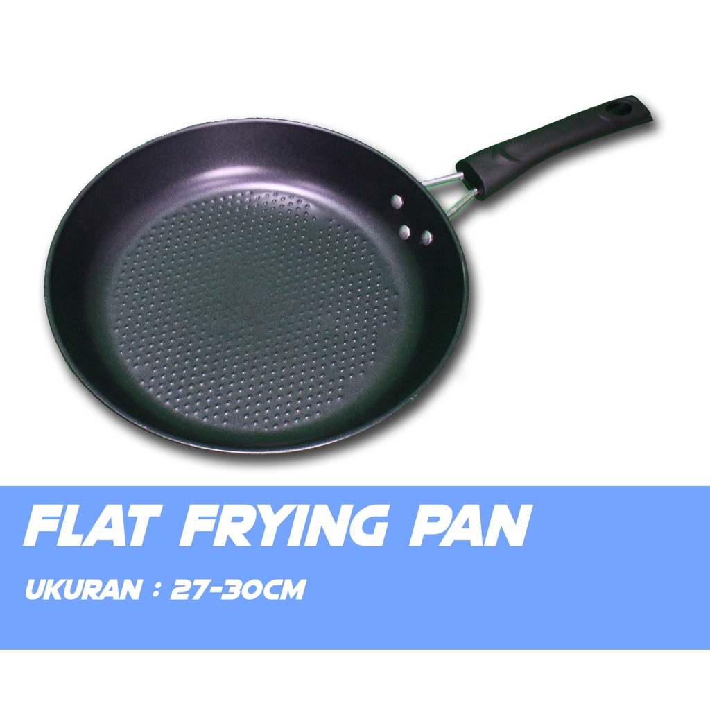 Jual Flat Frying Pan ukuran 27-30 cm | Shopee Indonesia