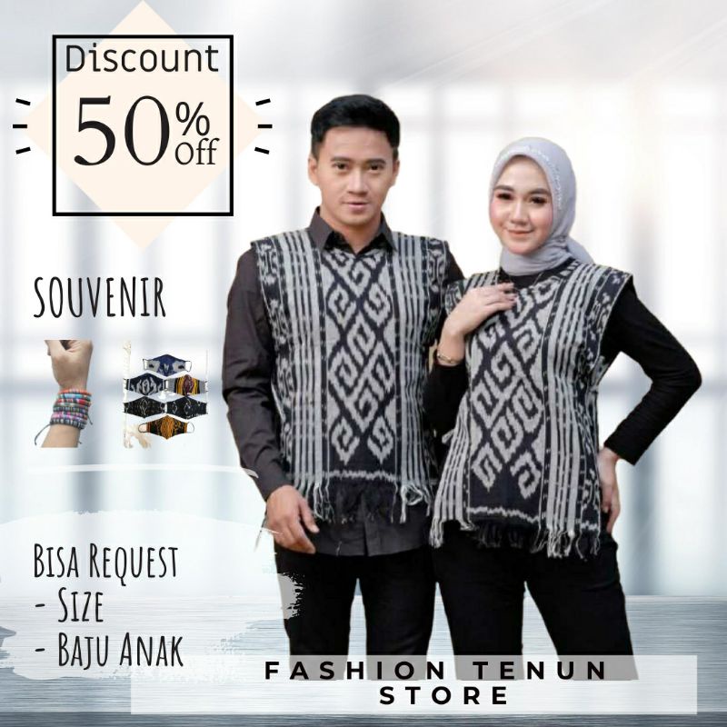 Jual Baju Batik Couple Tenun Pria Wanita Etnik Troso Jepara - Baju Couple Prewedding - Baju ...
