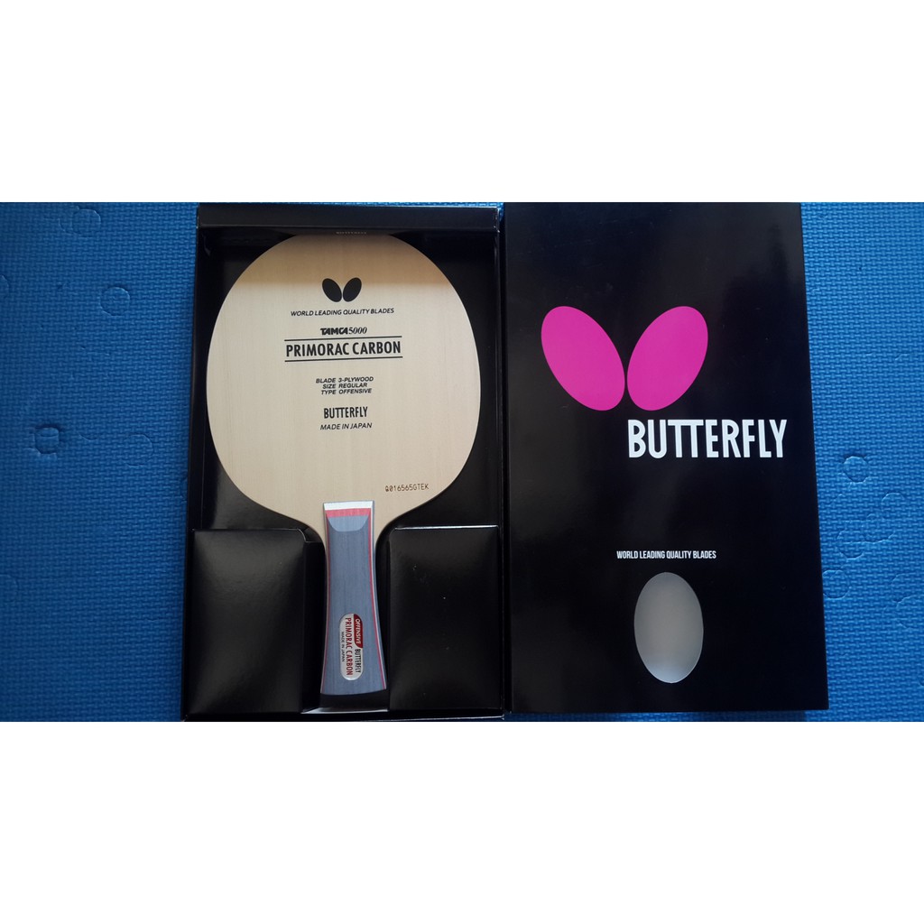Jual BUTTERFLY PRIMORAC CARBON Kayu Blade Pingpong Bat | Shopee Indonesia