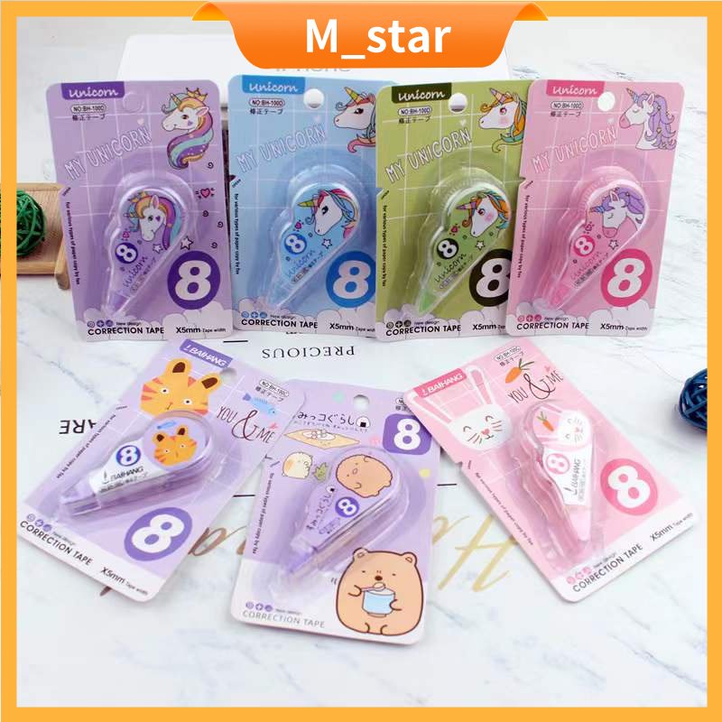 Jual TIPEX ROLL/correction tape/tip-ex kertas fancy/tipe-x karakter ...