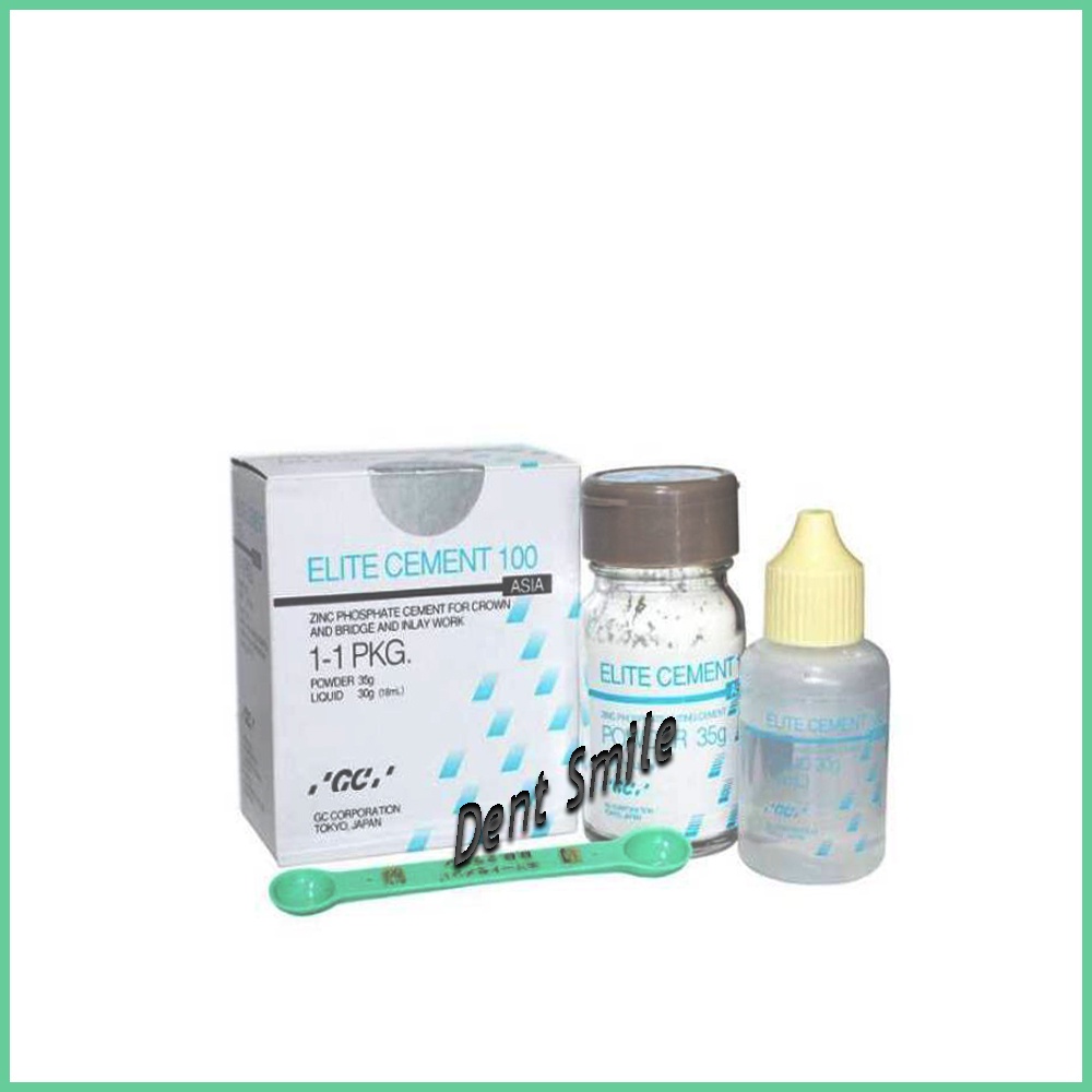 Jual Dental elite Cement 100 zinc Phosphate Cement For Crown dan Bridge ...