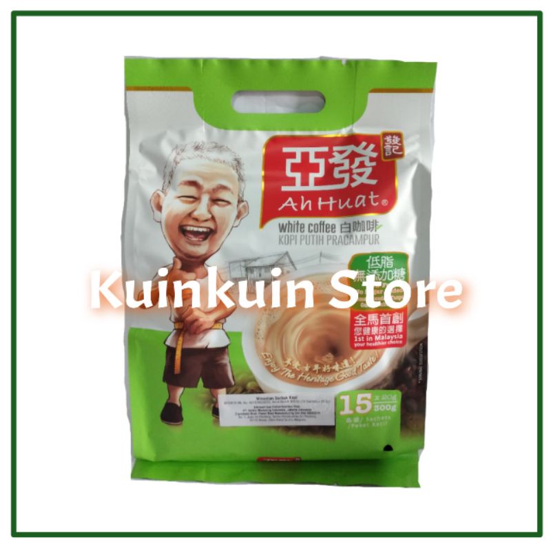 Jual Kopi Ah Huat Low Fat No Sugar / Ahuat Low Fat No Sugar / Kopi ...
