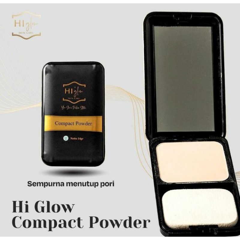 Jual BEDAK PADAT HI GLOW ( COMPACT POWDER ) | Shopee Indonesia