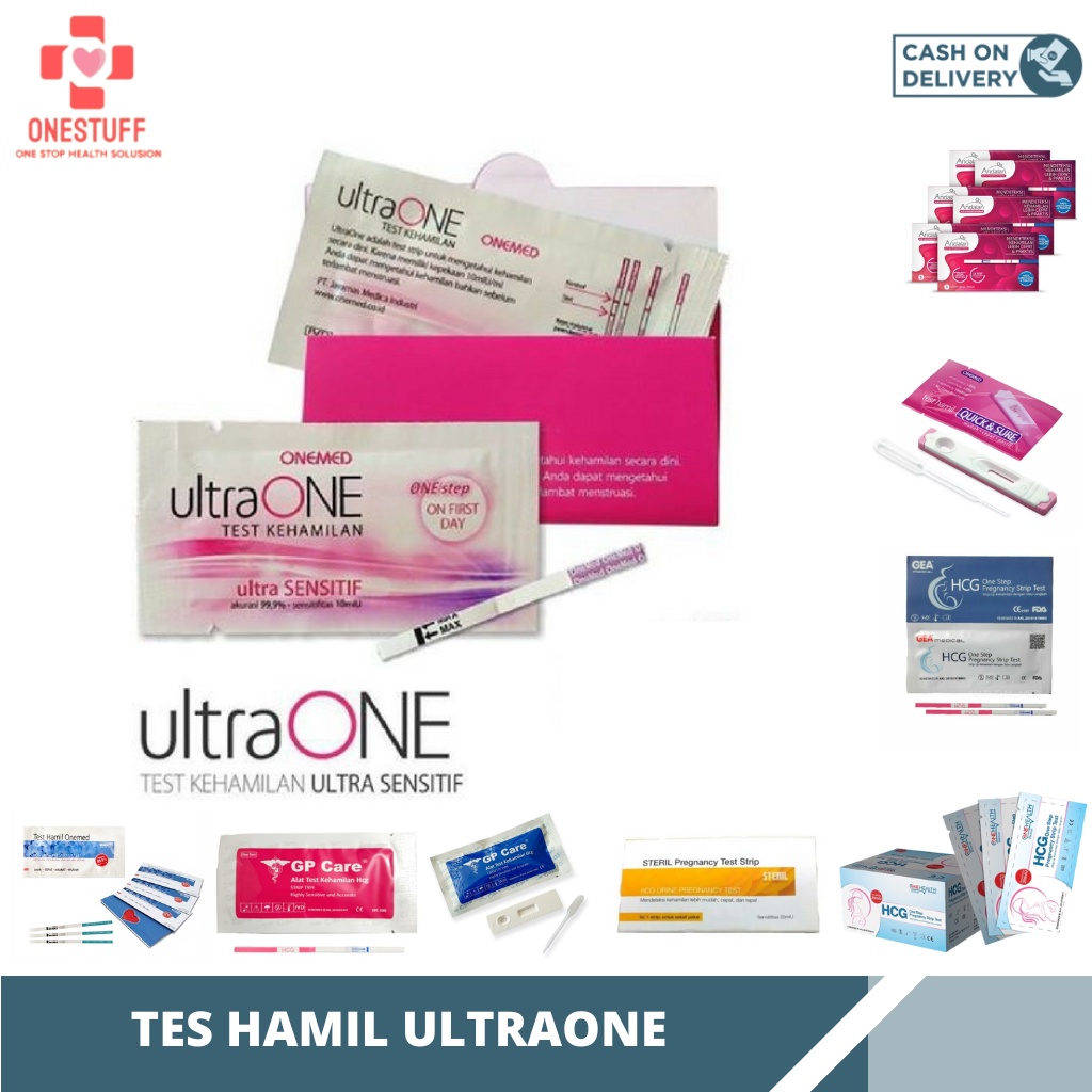 Jual Ultraone Onemed Strip Test Kehamilan Strip Tes pack Tespack ...