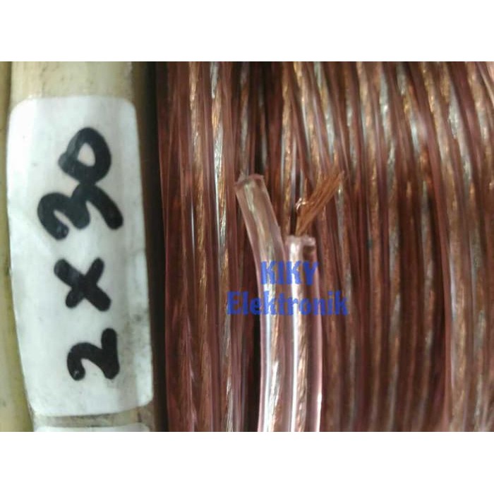 Jual Kabel speaker 2X30 serabut bening meteran - cable audio ...