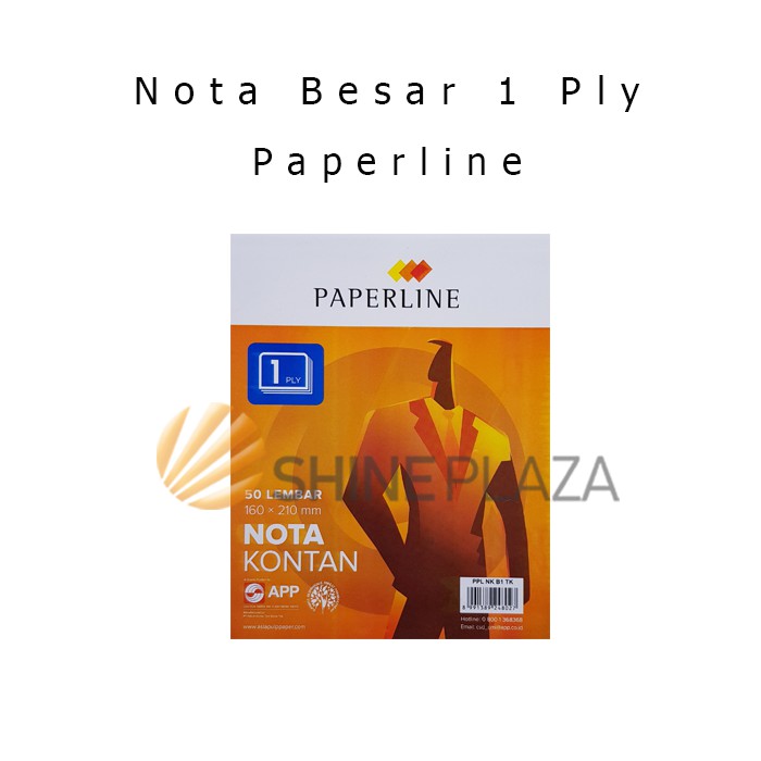 Jual Buku Nota Kontan Paperline 1 Ply Besar - Nota Paperline Besar 1 ...