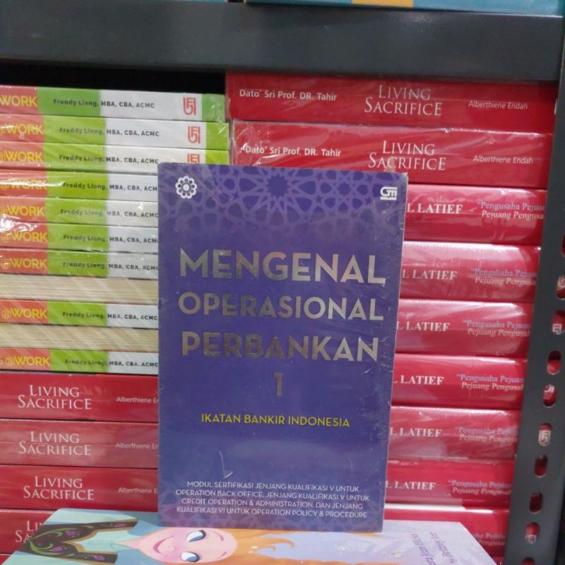 Jual BUKU ORIGINAL MENGENAL OPERASIONAL PERBANKAN 1 IKATAN BANKIR ...