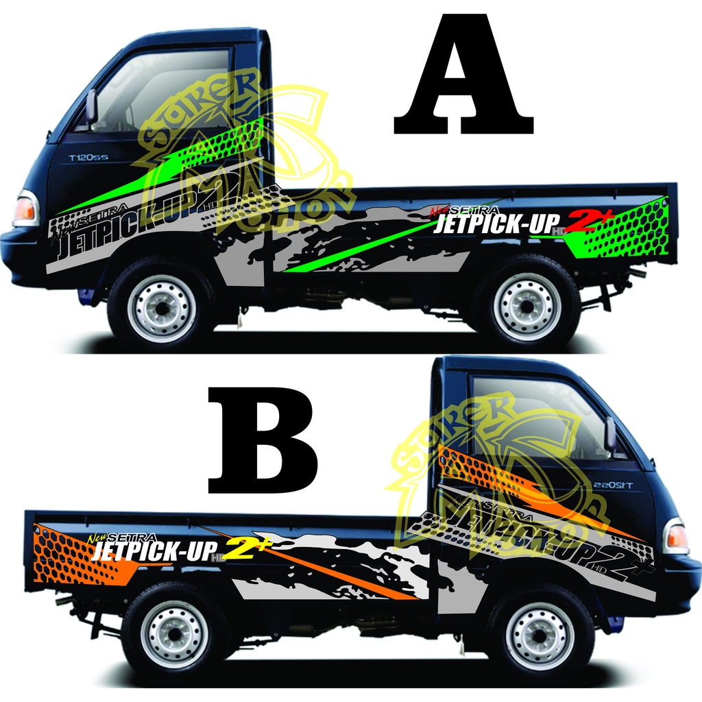 Jual Desain Cutting Sticker Mobil Pick Up Terlengkap & Harga Terbaru ...