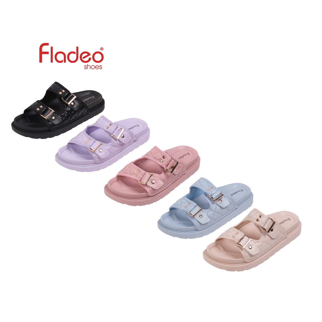 Jual Fladeo G22/LDS529-1HP/Sandal Slide karet Empuk & Nyaman Wanita ...