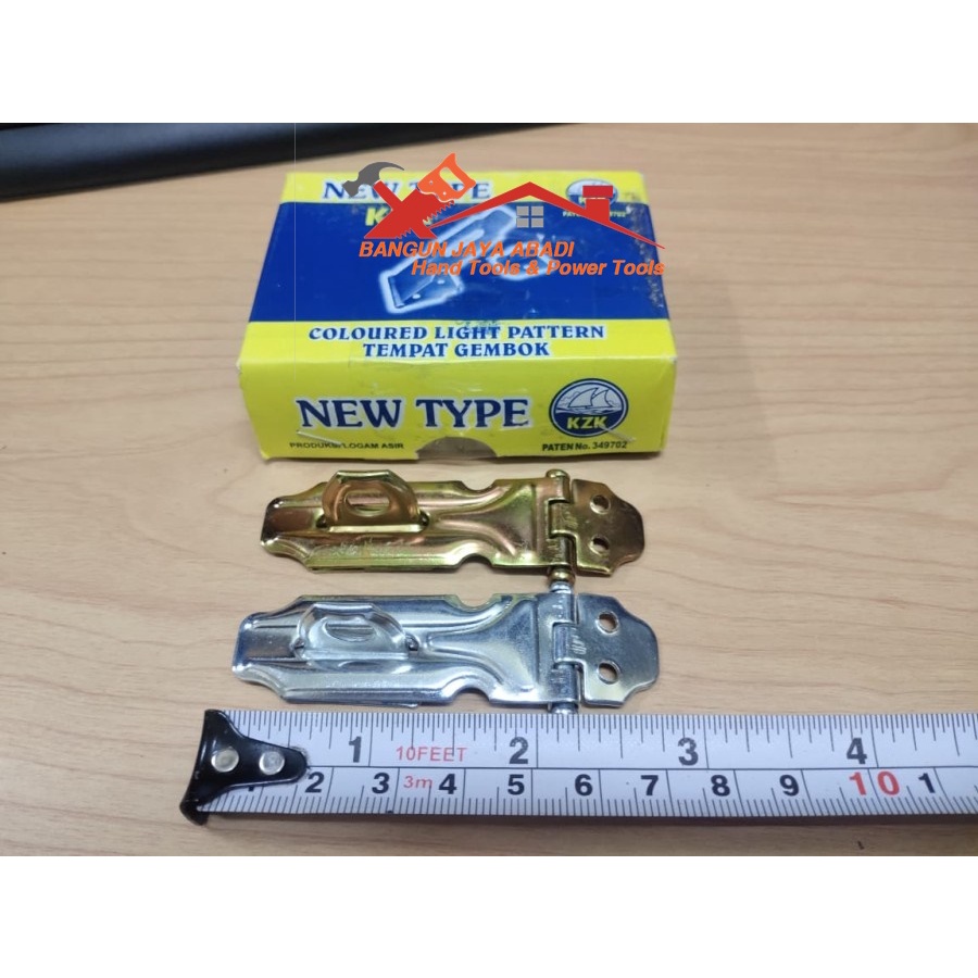 Jual Overpal Overval Grendel Kaitan Kunci Pintu Gembok Engsel KZK No 5 ...