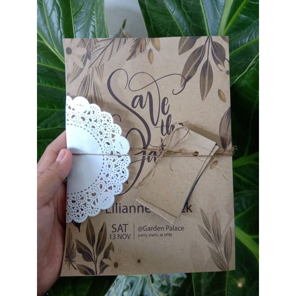 Jual Undangan Murah Rustik | Shopee Indonesia