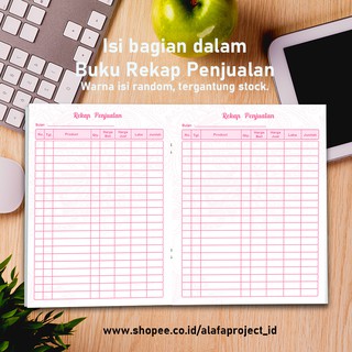 Jual AlafaProject 013-015 Buku Rekap Order / Buku Rekap Stock / Buku ...