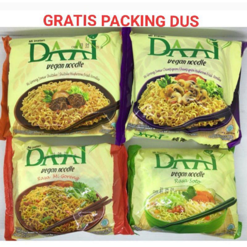 Jual Mie Sehat Tanpa Pengawet Mie Daai Soto dan Mie Daai Goreng Halal ...