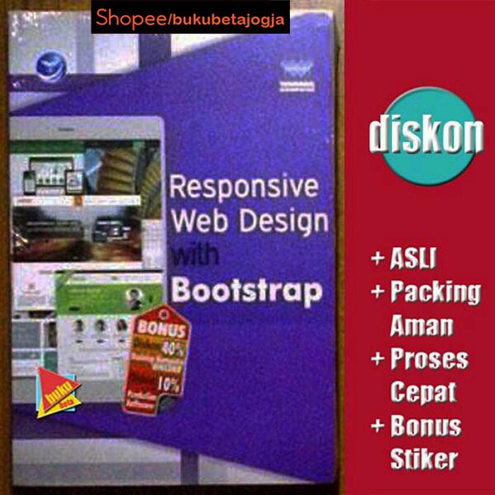 Jual Responsive Web Design With Bootstrap - Wahana Komputer | Shopee ...