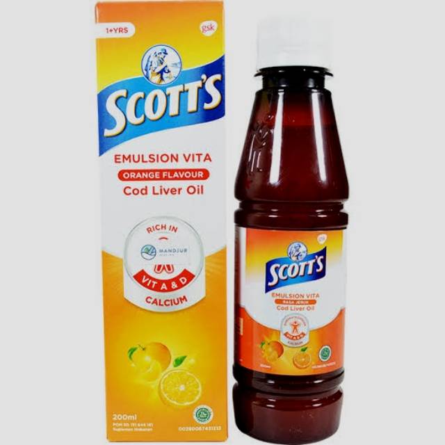 SCOTT'S ELMUSION MULTIVITAMIN SYRUP 200ML | Shopee Indonesia