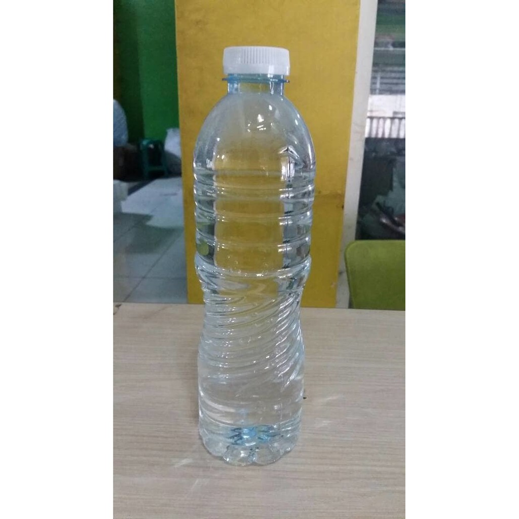 Jual Botol 600 ml Biru Muda Dengan Tutup Botol Polos - Isi 84 Botol ...