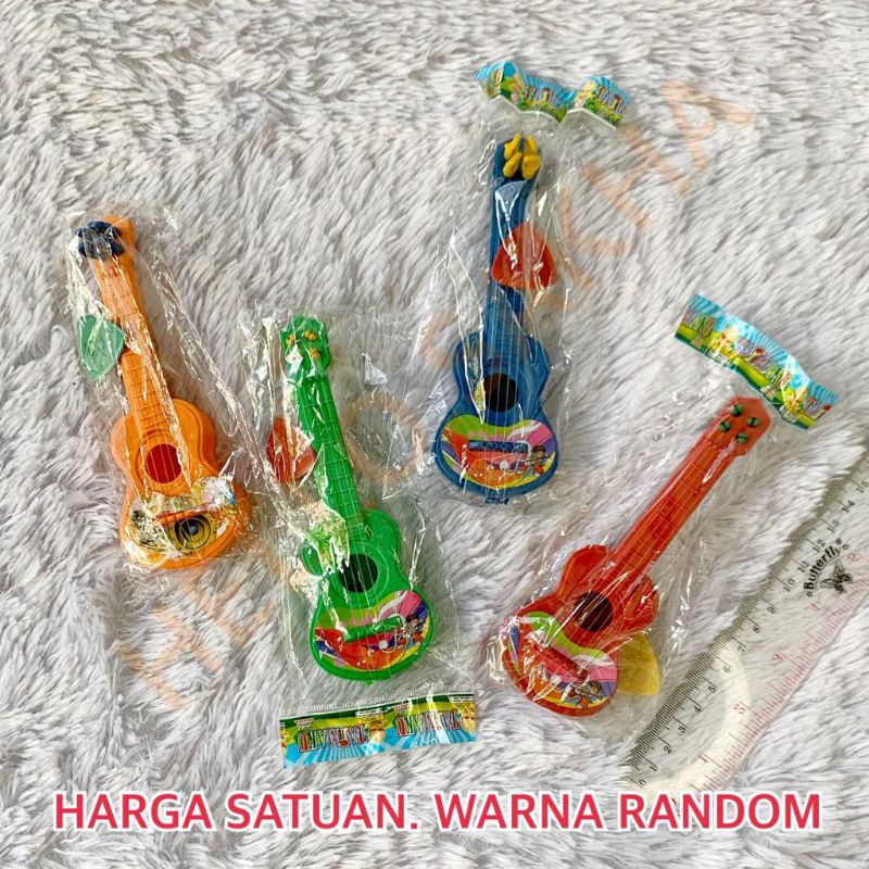 Jual MAINAN GITAR KECIL MINI MERK TAJIMAKU WARNA WARNI MURAH MERIAH ...