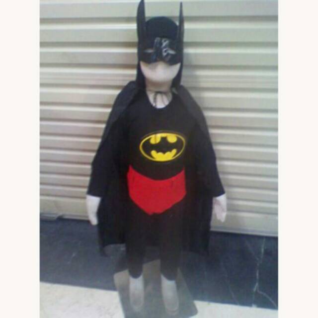 Jual KOSTUM BATMAN ANAK + TOPENG + SAYAP - BAJU BATMAN ANAK - STELAN ...