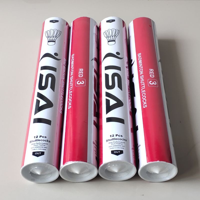 Jual Shuttlecock ISAI MERAH SPEED 78 kok cock Bola Bulutangkis ...