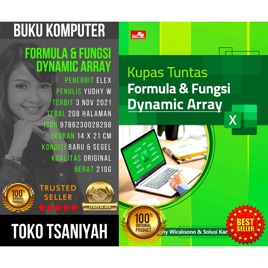 Jual Buku Komputer Kupas Tuntas Formula dan Fungsi Dynamic Array Yudhy ... Jual Buku Komputer Kupas Tuntas Formula dan Fungsi Dynamic Array Yudhy ...
