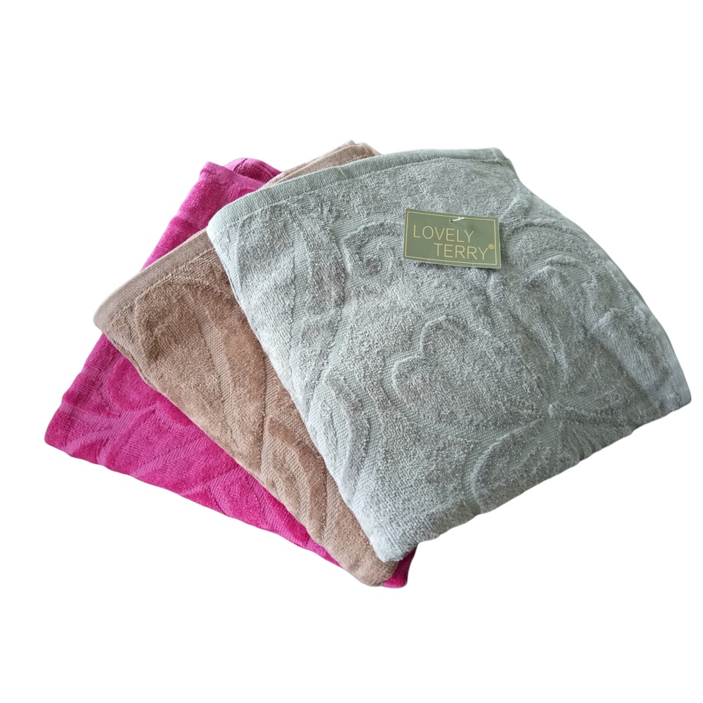 Jual Handuk Mandi / Handuk Kepala ukuran 50 x 100 Lovely Terry | Shopee ...