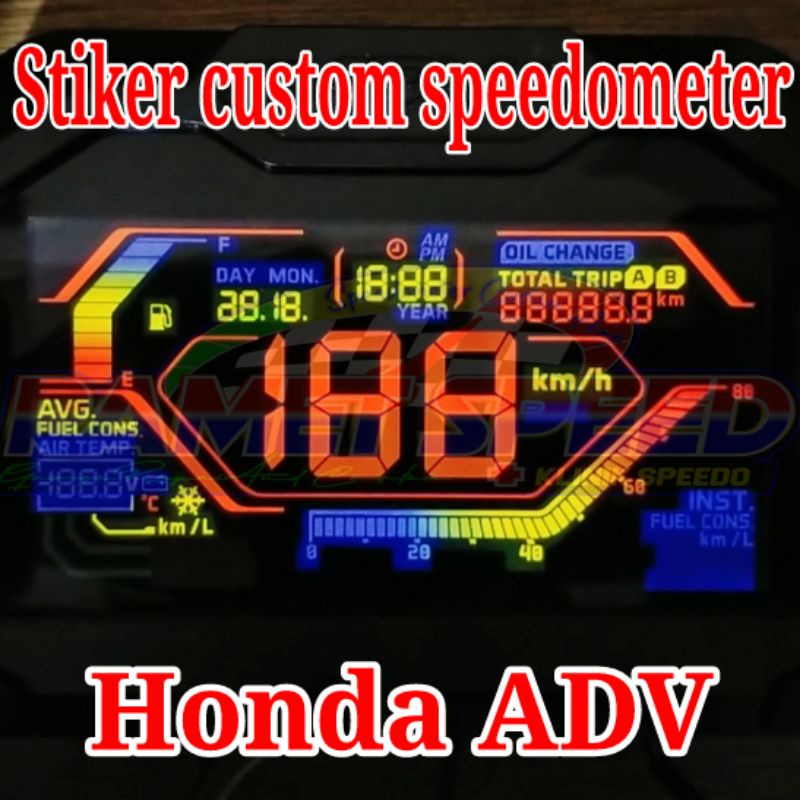 Jual Stiker speedometer Honda ADV | Shopee Indonesia