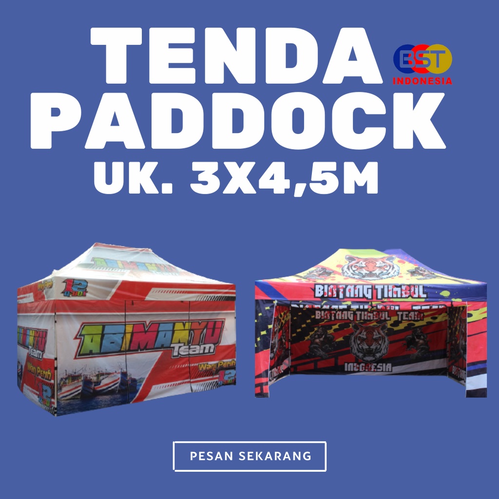 Jual TENDA PADDOCK / TENDA BALAP / TENDA RACING UKURAN 3X4,5M ...