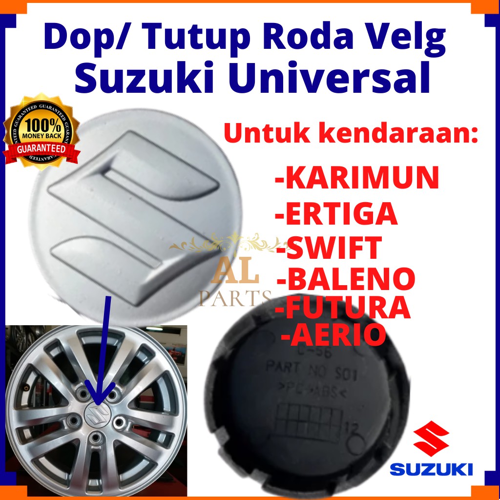Jual Dop Roda Suzuki/ Tutup Velg Suzuki/ Dop Roda Suzuki Original/ Dop ...