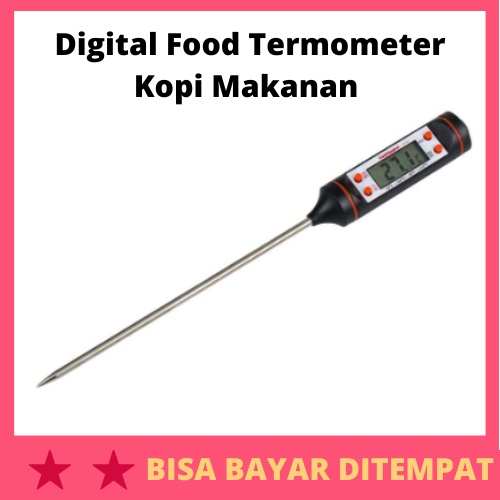 Jual Digital Food Termometer Kopi Makanan Alat Pengukur Suhu / Alat ...