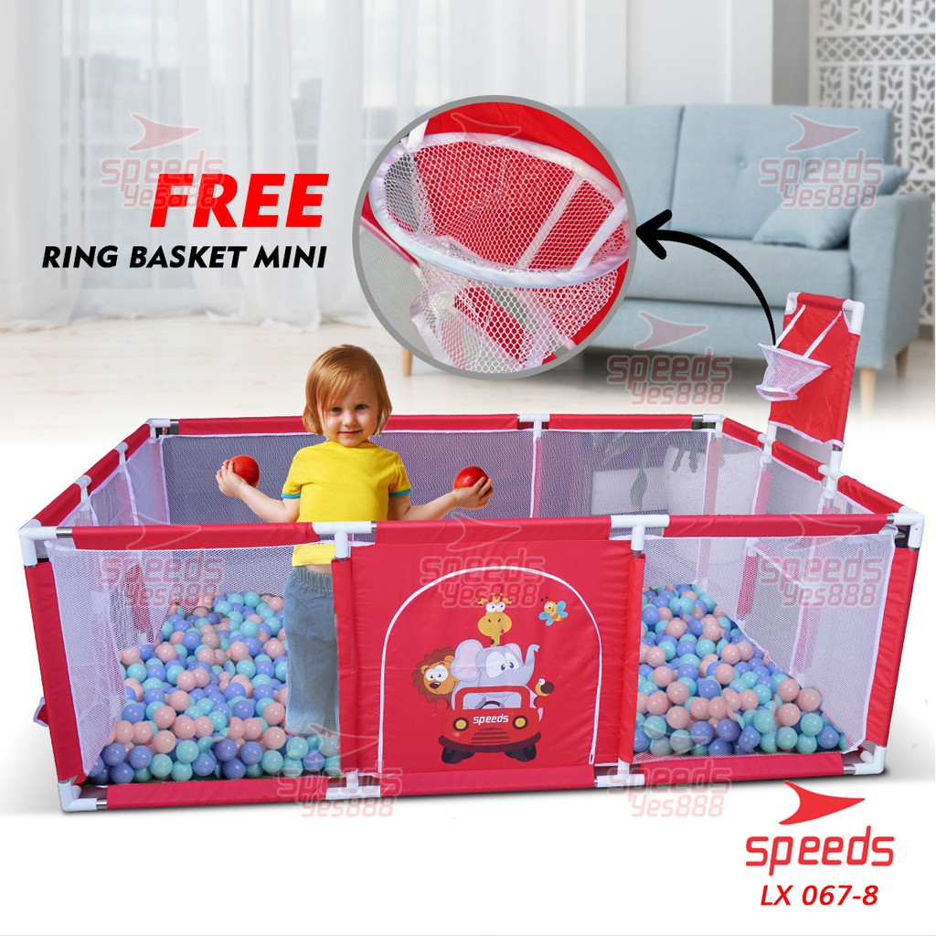 Jual Mainan Anak Dan Balita Kolam Mandi Bola Keranjang SPEEDS 067-8 ...