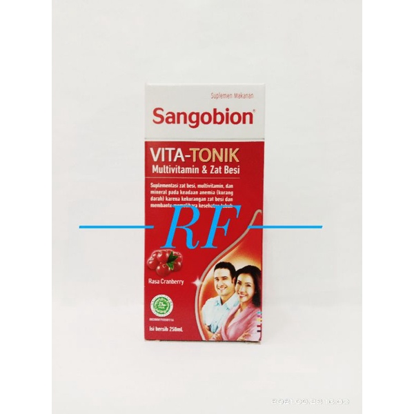 Jual Sangobion Vita Tonik Rasa Cranberry 250 mL (P&G) | Shopee Indonesia