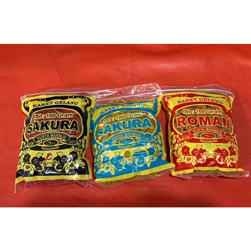 Jual Karet gelang ROMAN/SAKURA diameter kecil, sedang, besar berat ...