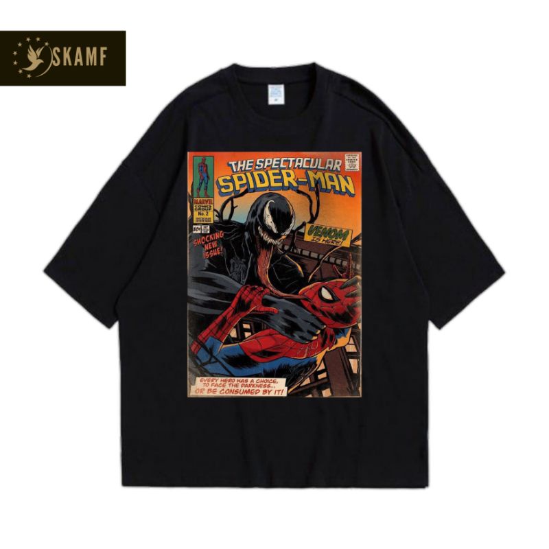 Jual KAOS SPIDER-MAN MARVEL COMICS | T-SHIRT THE AMAZING SPIDERMAN ...