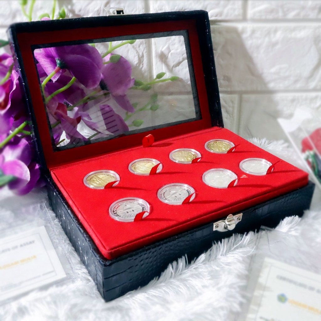 Jual Kotak tempat koin Dinar Dirham / Box Koin Dinar - 8 Koin | Shopee ...