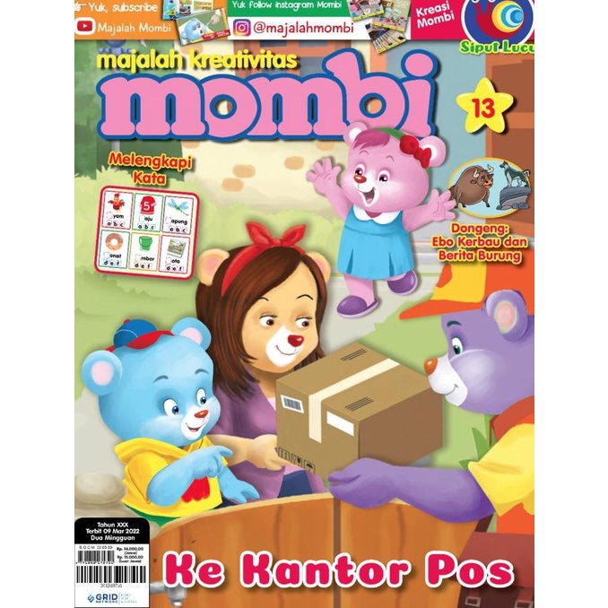 Jual Majalah Anak Mombi Terbaru Edisi Maret 2022 | Shopee Indonesia