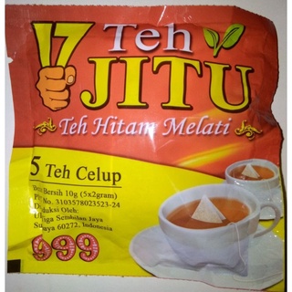 Jual Teh Jitu 999 Renceng 1 Renceng Isi 5 Pack. Teh Hitam Melati Cap ...