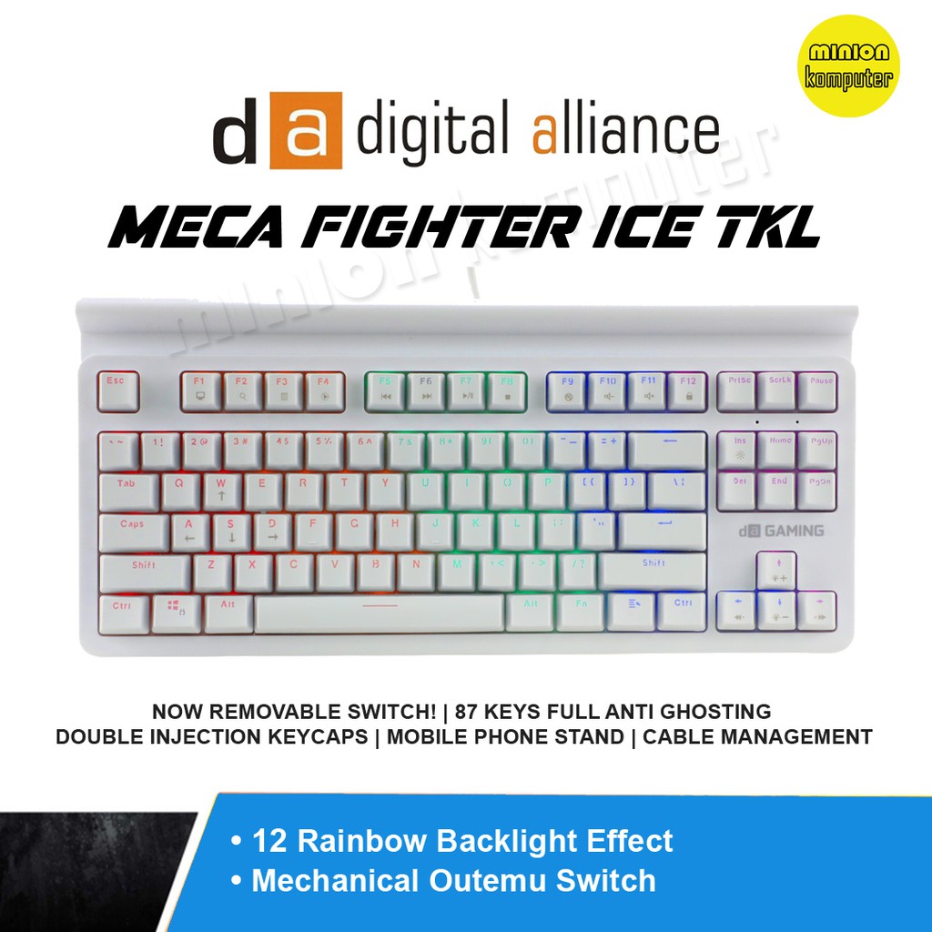 Jual Digital Alliance Meca Fighter Ice RGB TKL Mechanical Gaming ...