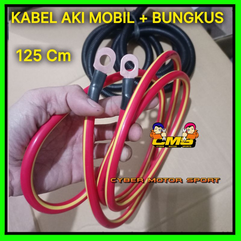 Jual Cable Accu mobil 12volt 125cm . Kabel aki mobil universal. Kabel ...