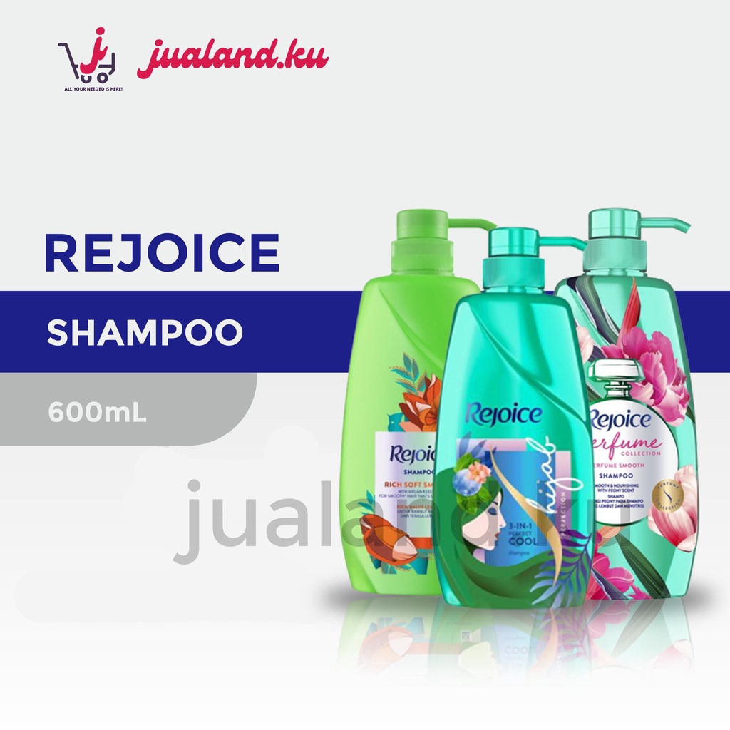 Jual Rejoice Shampoo Perfect Cool / Rich Soft Smooth / Parfume Smooth 600mL | Shopee Indonesia