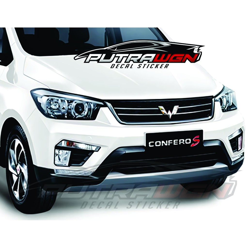 Jual STICKER LOGO WULING MIRROR CROME SILVER ( WULING CONFERO S ...